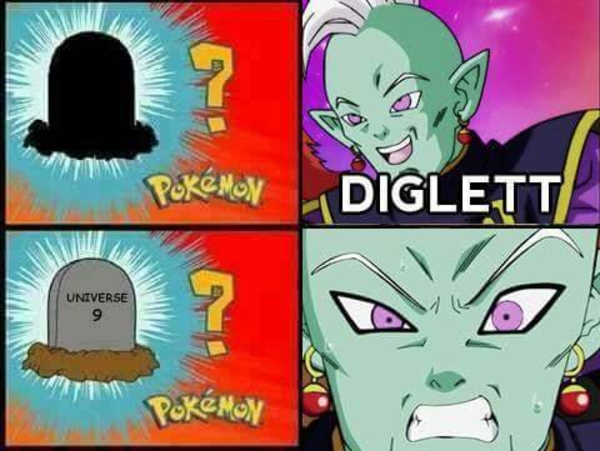 Dragon Ball Universe 9 | Diglett Gravestone | Know Your Meme