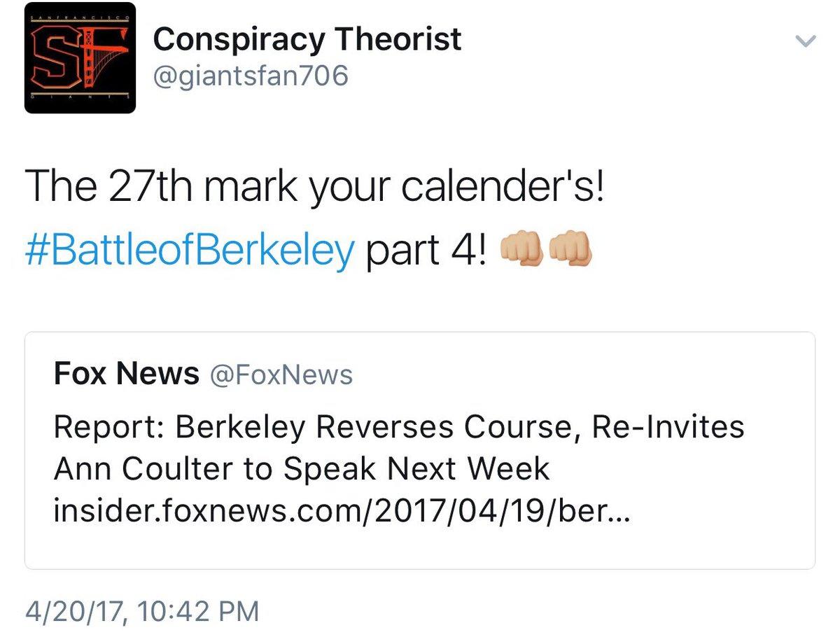 They're doing it again tomorrow. | Battle for Berkeley | Know Your Meme
