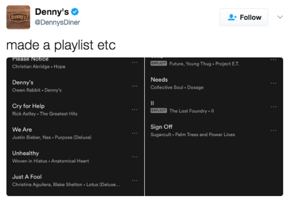 Denny's Playlist | Denny's | Know Your Meme