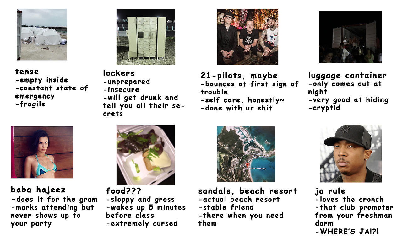 Tag yourself | Fyre Festival | Know Your Meme