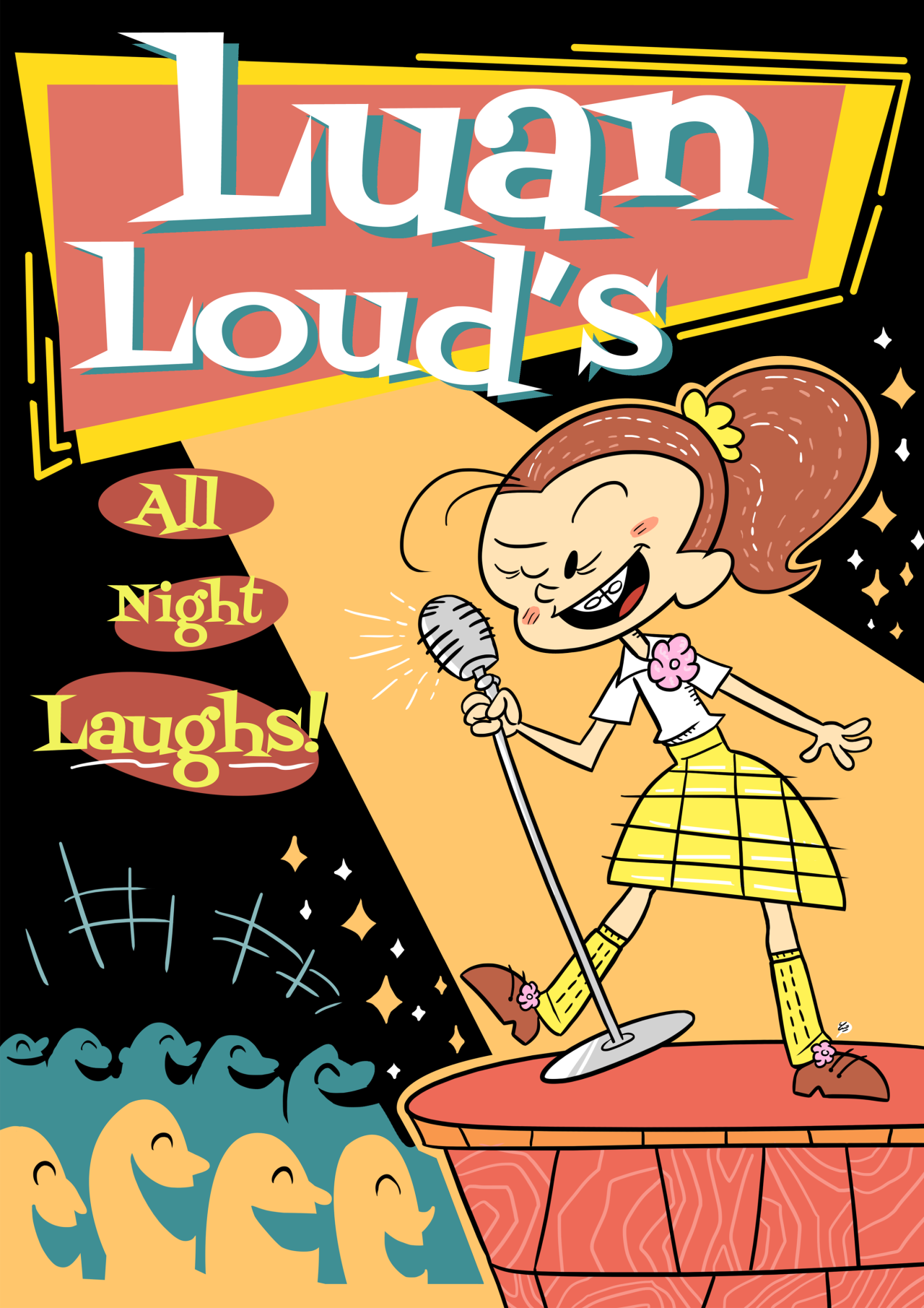 Luan have a stand up comedy gig…Telling cruddy jokes | The Loud House ...
