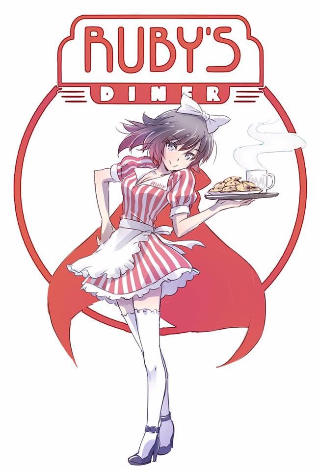 Ruby's diner: Cookie smoothie milk-shake special | RWBY | Know Your Meme
