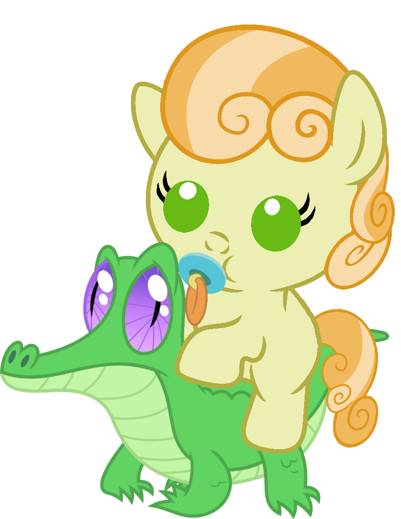 Junebug riding Gummy | My Little Pony: Friendship is Magic | Know Your Meme