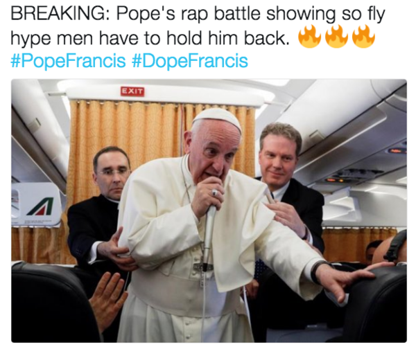 Dope Francis | Pope Bars | Know Your Meme