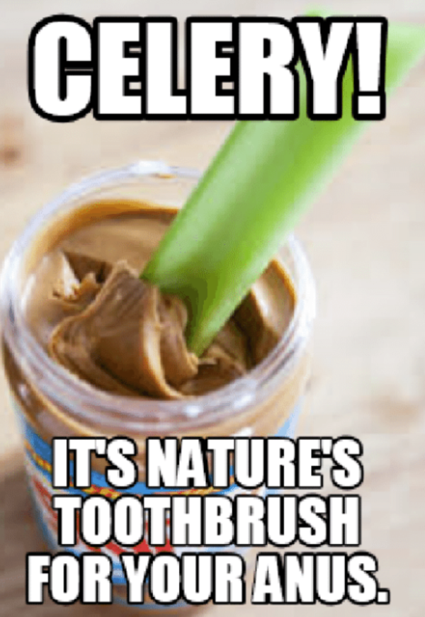 celery is nature's toothbrush | Celery | Know Your Meme