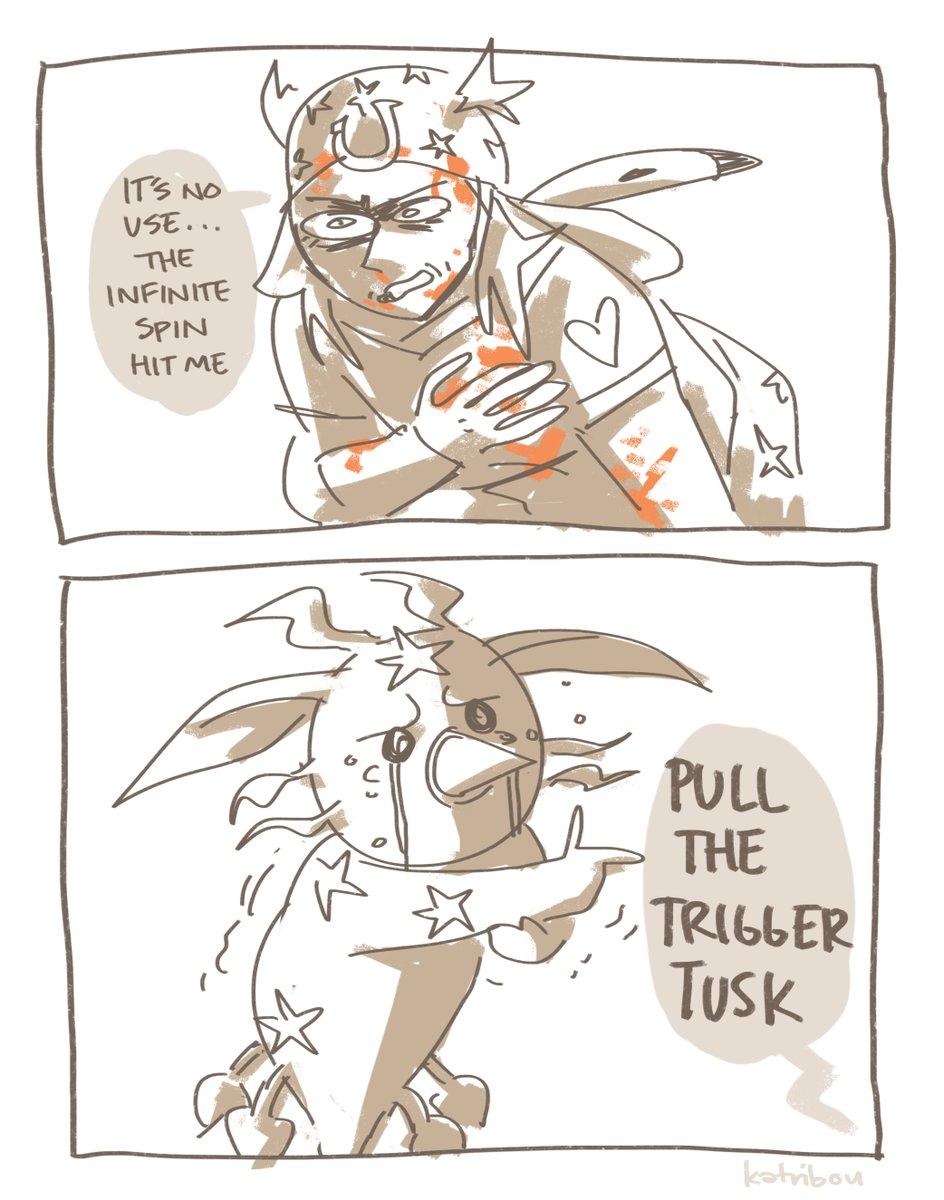 Pull the Trigger, Tusk... | JoJo's Bizarre Adventure | Know Your Meme