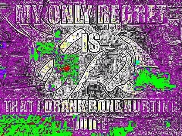 My Only Regret | Bone Hurting Juice | Know Your Meme