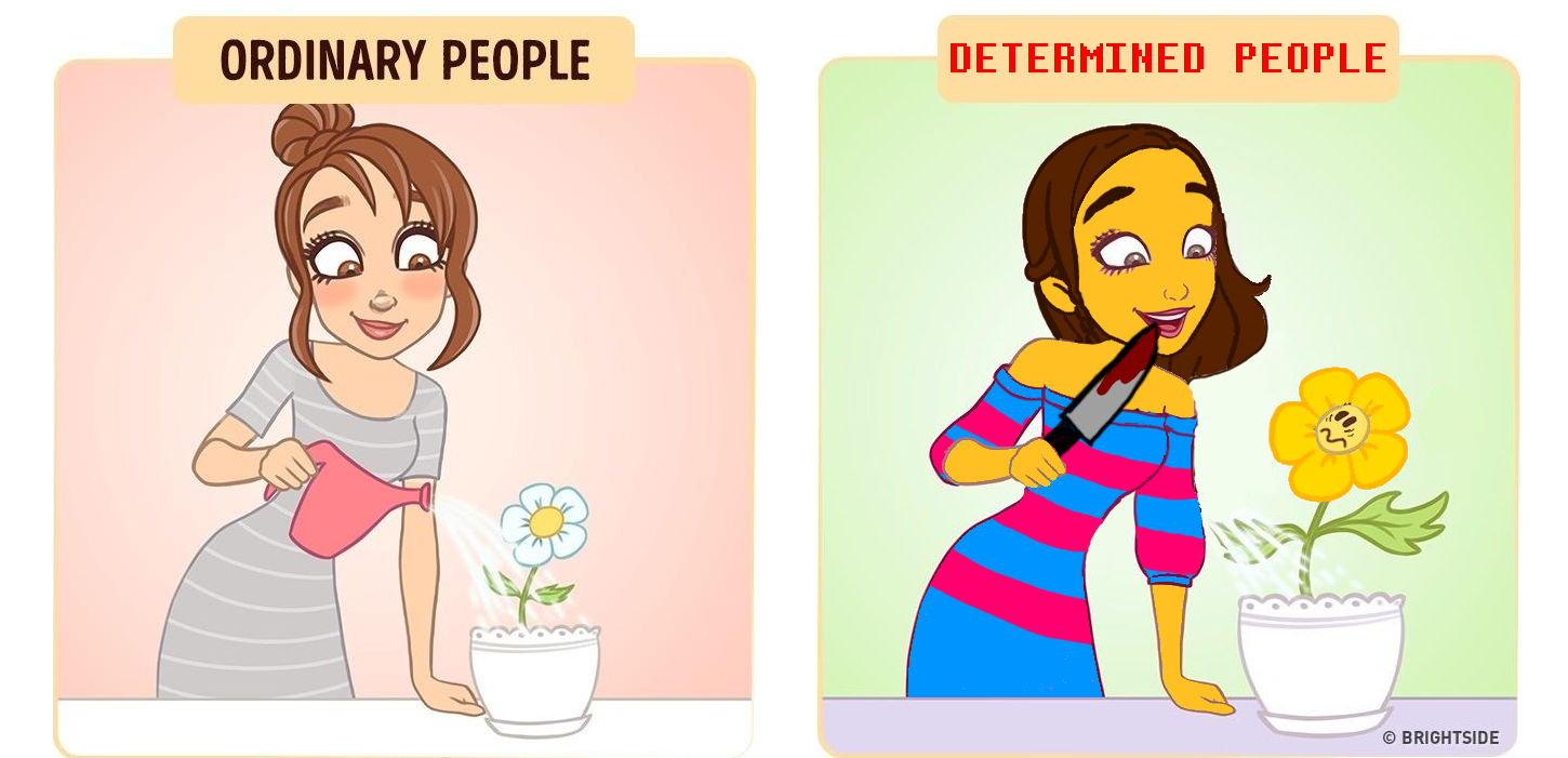 Ordinary People vs. Determined People | How Creative People See the ...