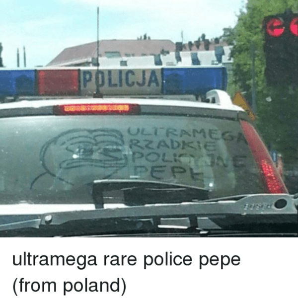 Ultramega Rare Police Pepe | Rare Pepe | Know Your Meme