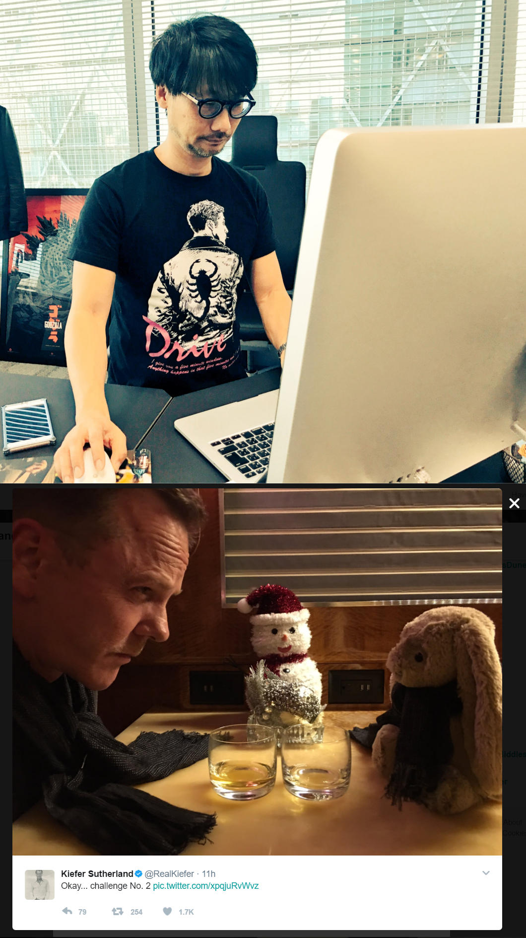 "Hideo Kojima today." | Hideo Kojima | Know Your Meme