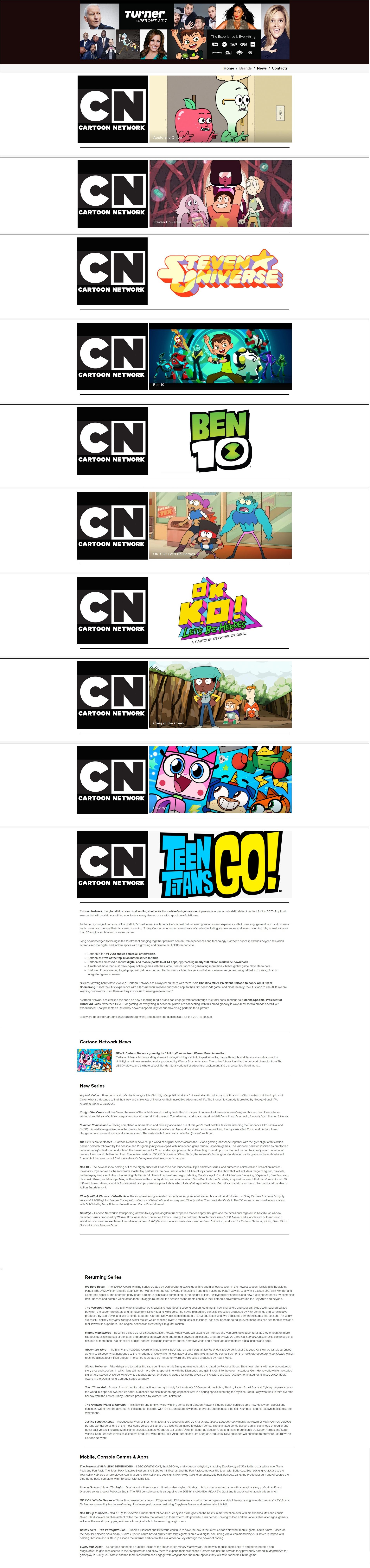 official Cartoon Network upfront for 2017/2018 | Cartoon Network | Know ...