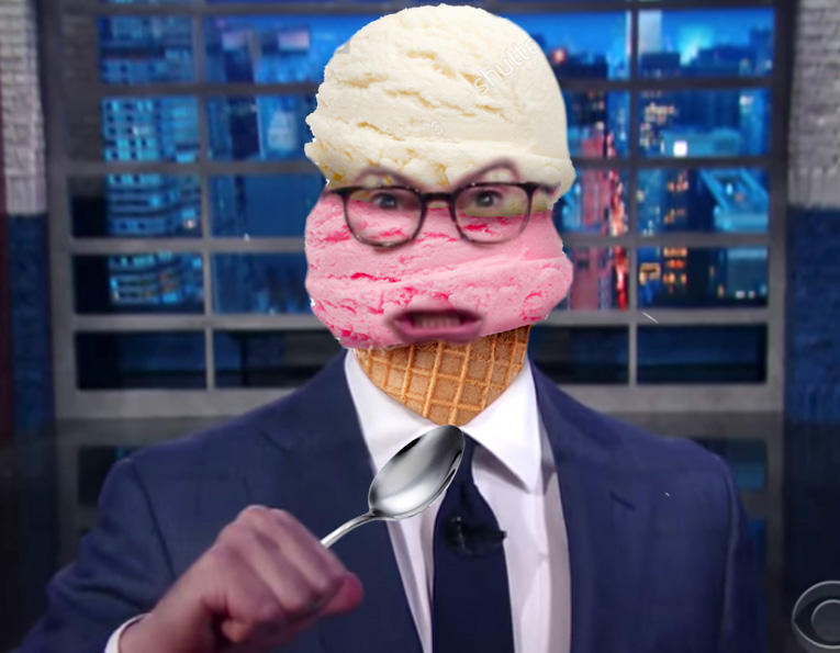 2 scoop | Colbertposting | Know Your Meme