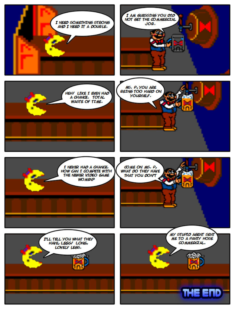 Ms. Pac-Man enter into a bar... | Webcomics | Know Your Meme