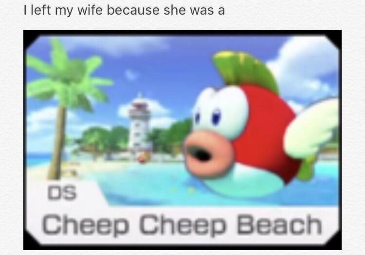 Cheep Cheep Beach | Mario Kart | Know Your Meme