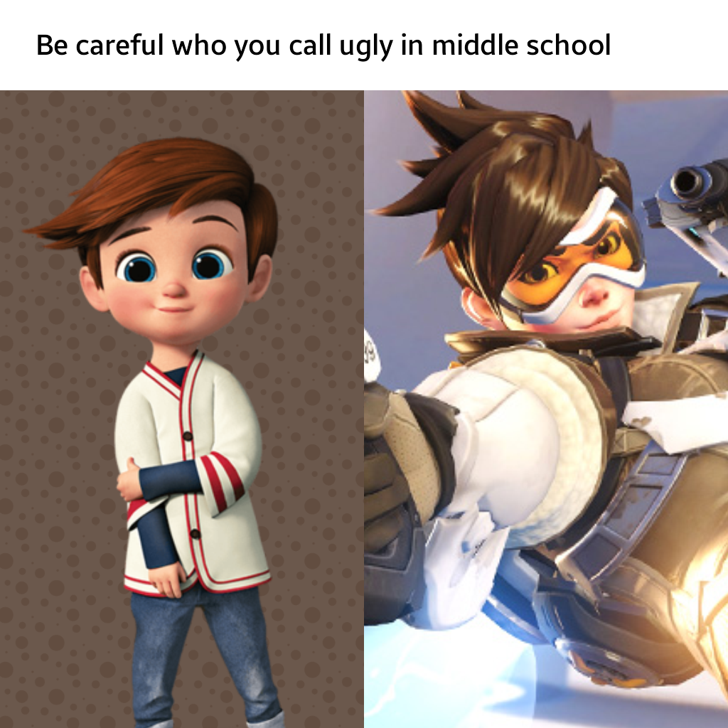 Tracer | Be Careful Who You Call Ugly in Middle School | Know Your Meme