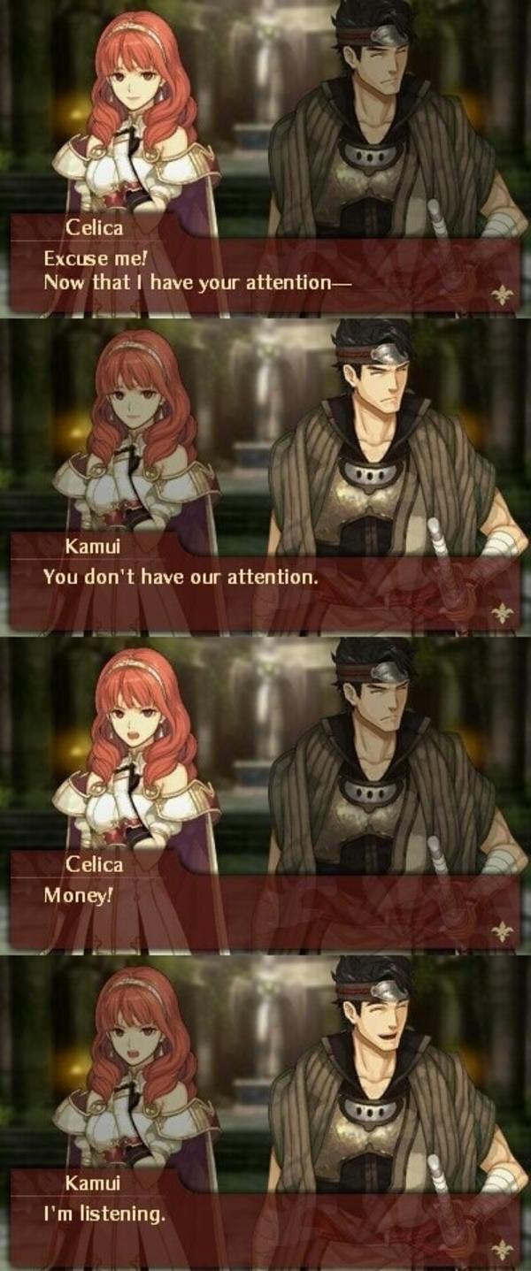 How to get Kamui's undivided attention. | Fire Emblem | Know Your Meme