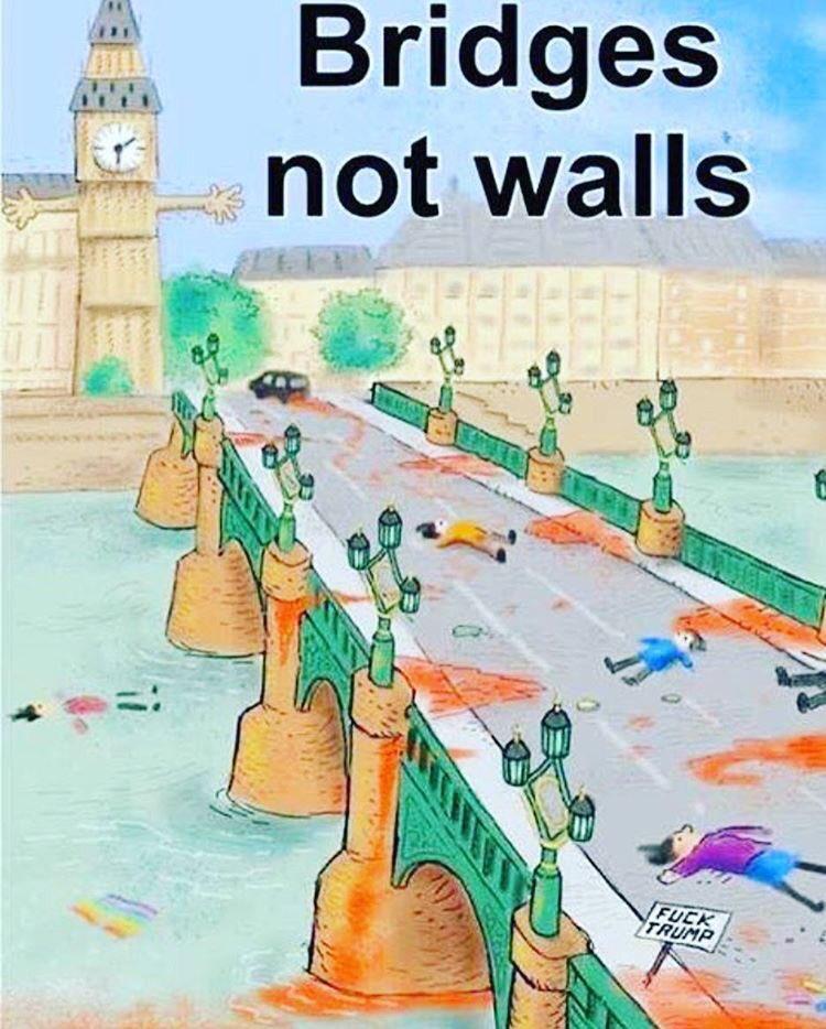 Bridges not Walls | 2017 London Attack | Know Your Meme