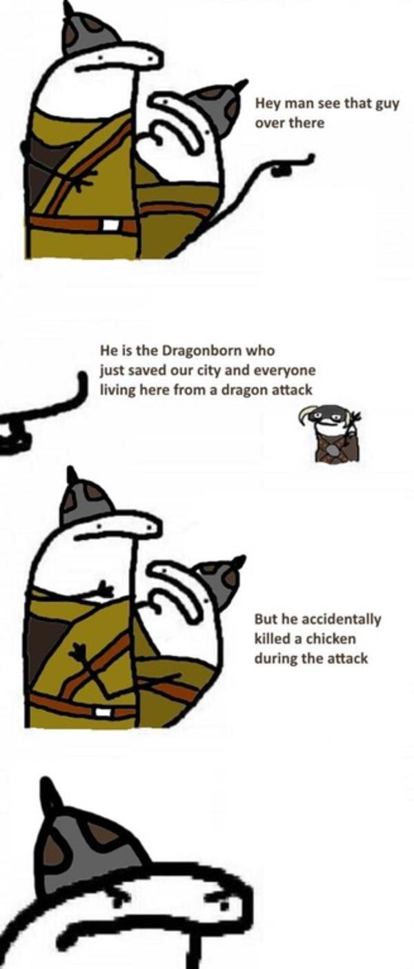 Skyrim | Hey Man You See That Guy Over There | Know Your Meme