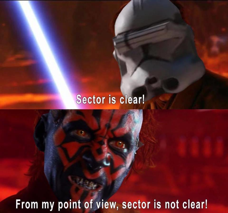 Then you are lost! | Sector Is Clear | Know Your Meme