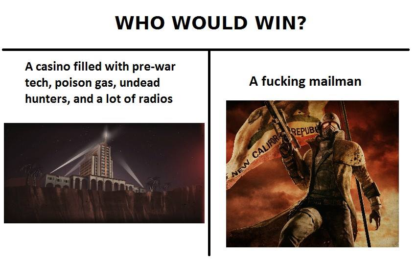 A casino filled with Pre-war tech, poison gas, undead hunters, and a ...