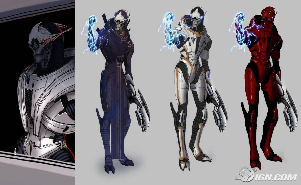 Saren concepts | Mass Effect | Know Your Meme