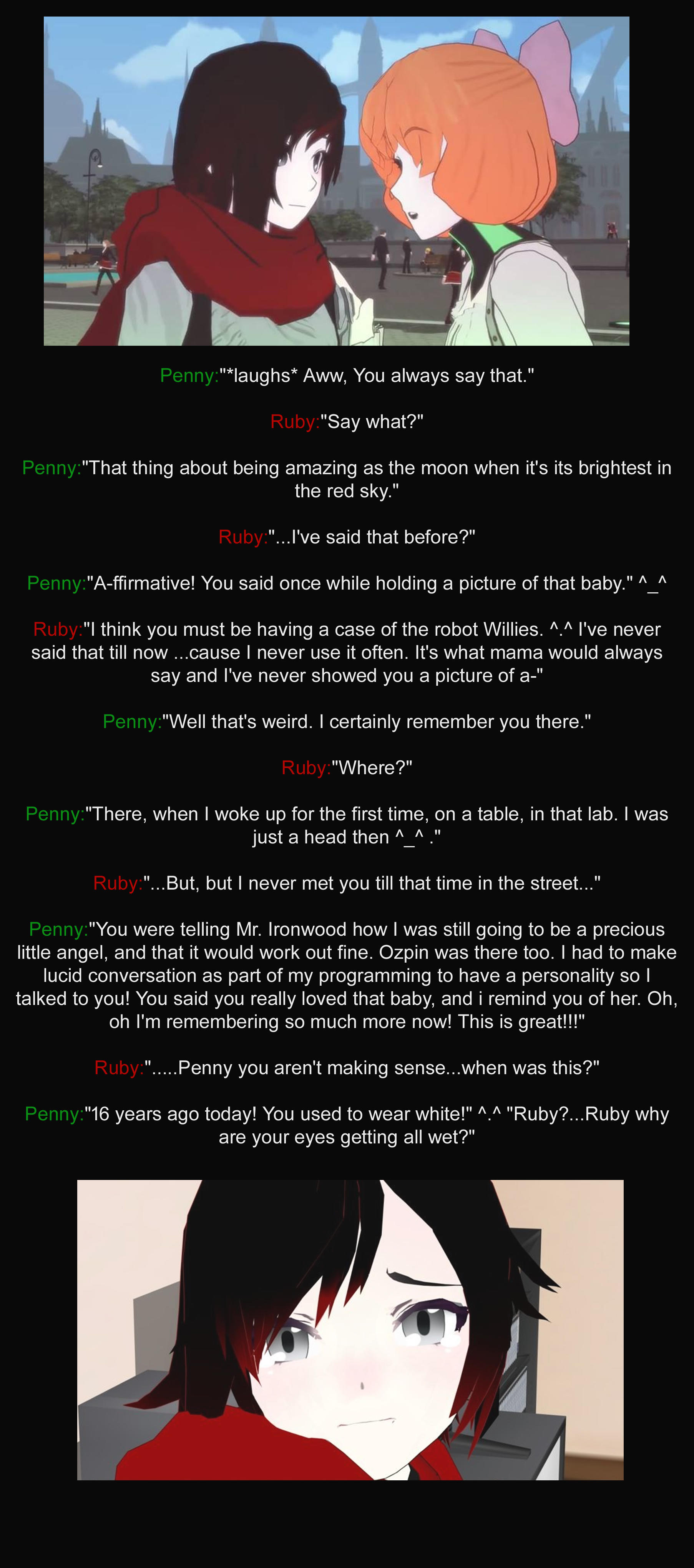 Penny shares a memory | RWBY | Know Your Meme