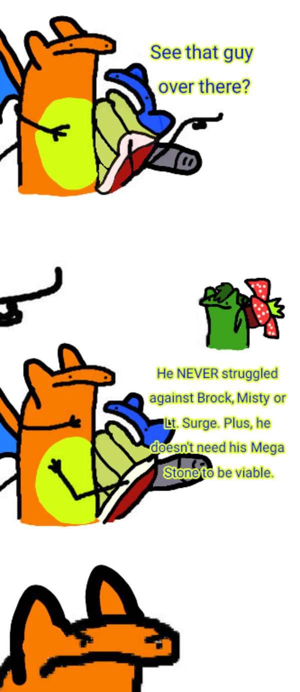 Charizard sees Venusaur over therw | Pokémon | Know Your Meme