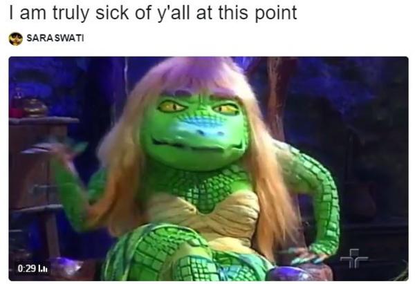 I am truly sick of yall at this point | Cuca the Alligator | Know Your Meme