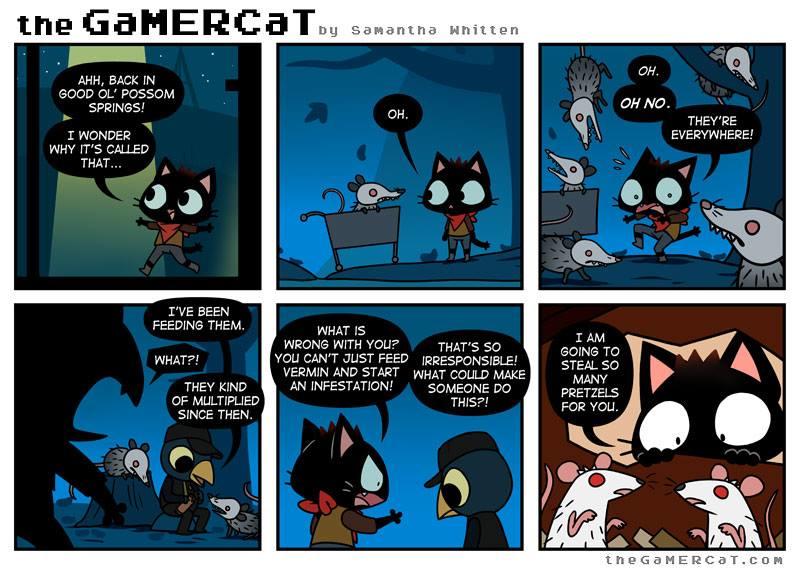 GaMERCaT NITW comic | Night in the Woods | Know Your Meme