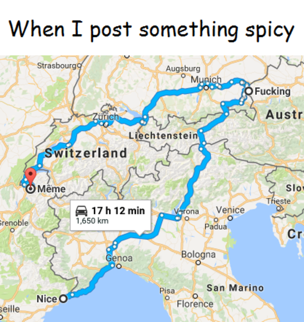 Spicy Meme | Google Maps Parodies | Know Your Meme