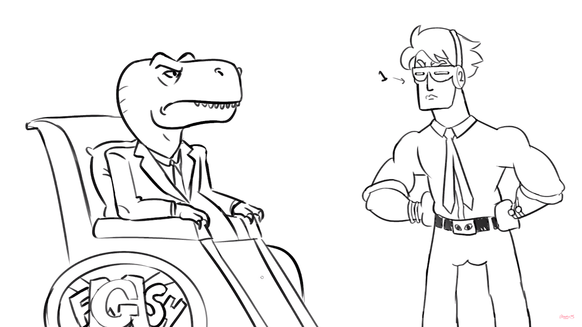 Professor Rex and Biclops | Drawfee | Know Your Meme