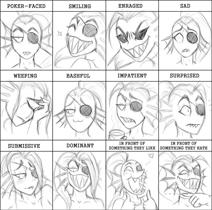 Various Fish Expressions | Undertale | Know Your Meme