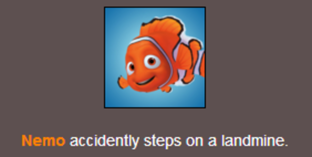 Nemo apparently has feet | Hunger Games Simulator | Know Your Meme