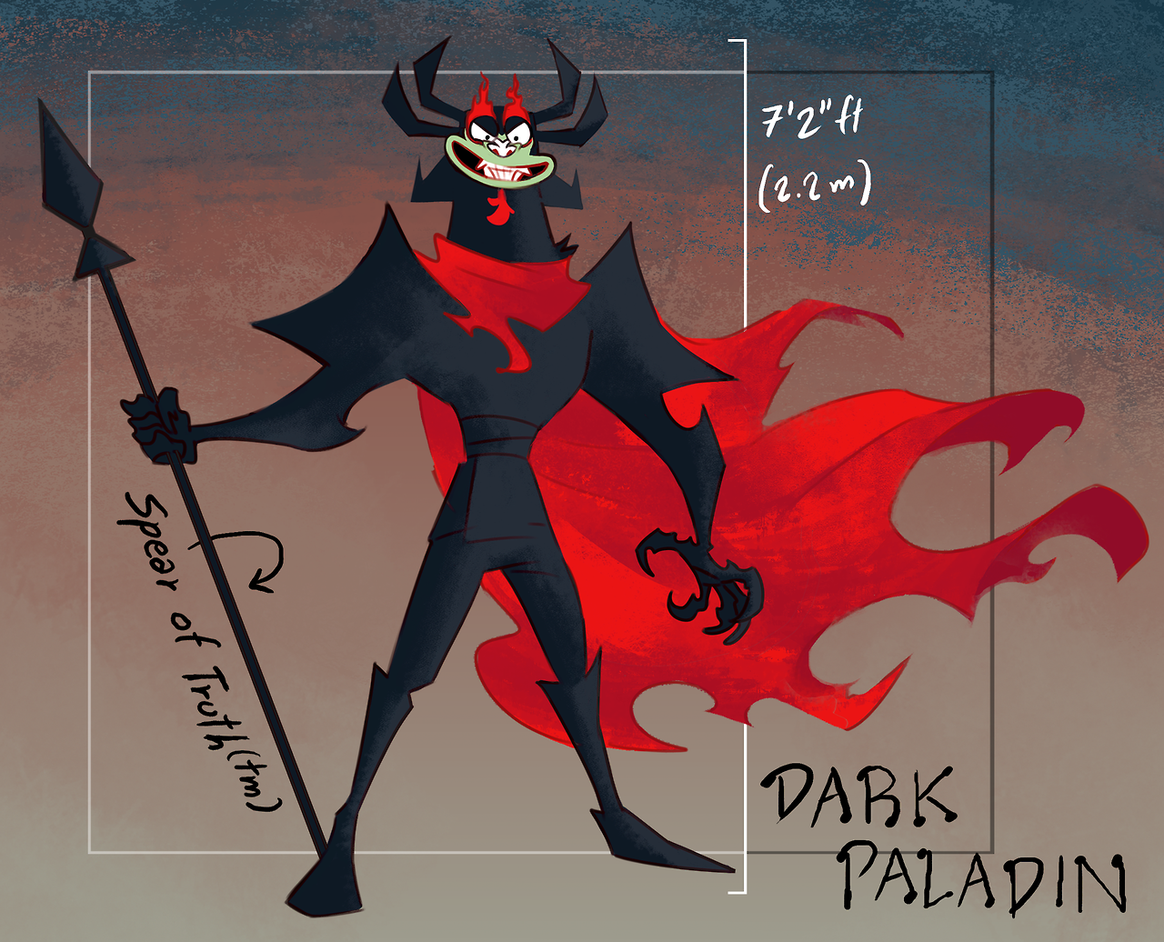 paladin aku height and his weapon ? | Samurai Jack | Know Your Meme