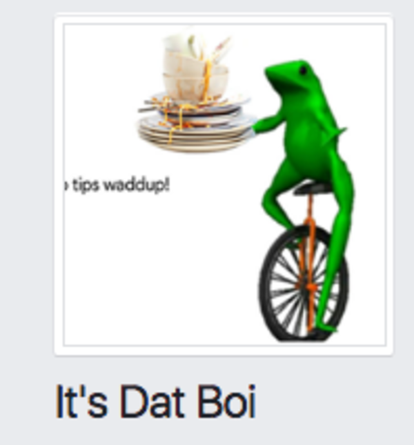 It's Dat Boi Facebook Page | Dat Boi | Know Your Meme