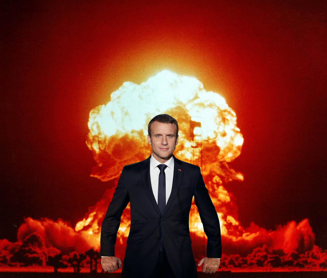 Cool guys don't look at explosions | Emmanuel Macron's Official ...