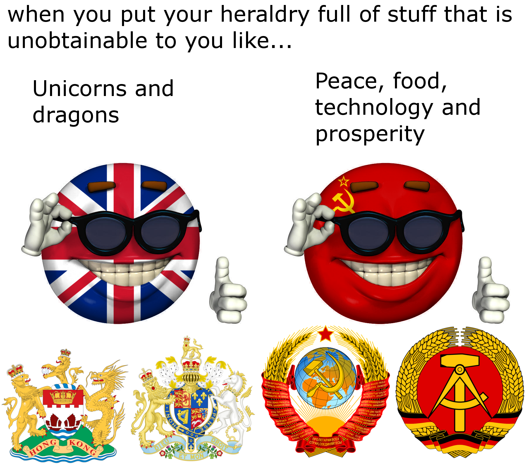 Heraldry | Picardía / Thumbs Up Emoji Man | Know Your Meme