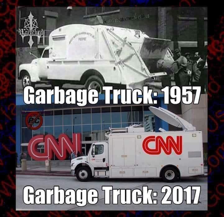 Garbage Trucks then and now | #CNNBlackmail | Know Your Meme