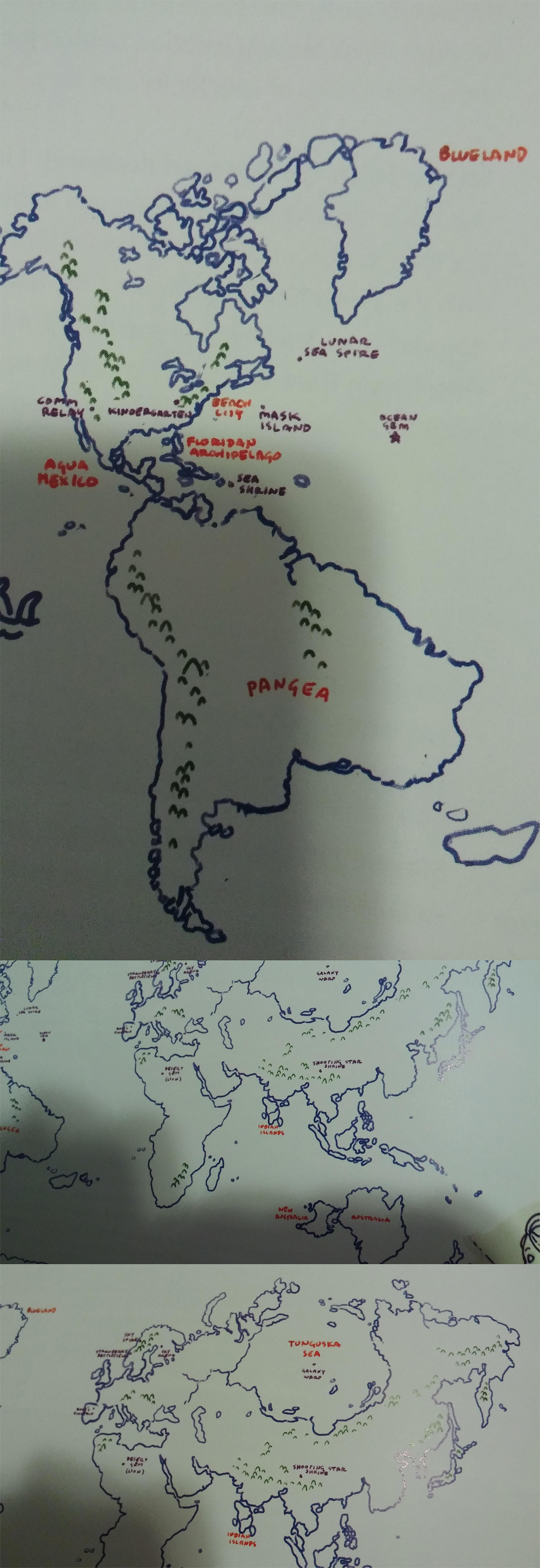 Labelled World Map | Steven Universe | Know Your Meme