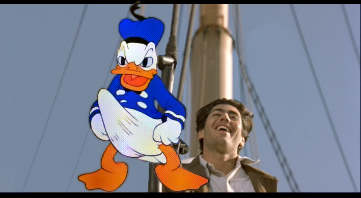 King of the World.... | Donald Duck Boner | Know Your Meme
