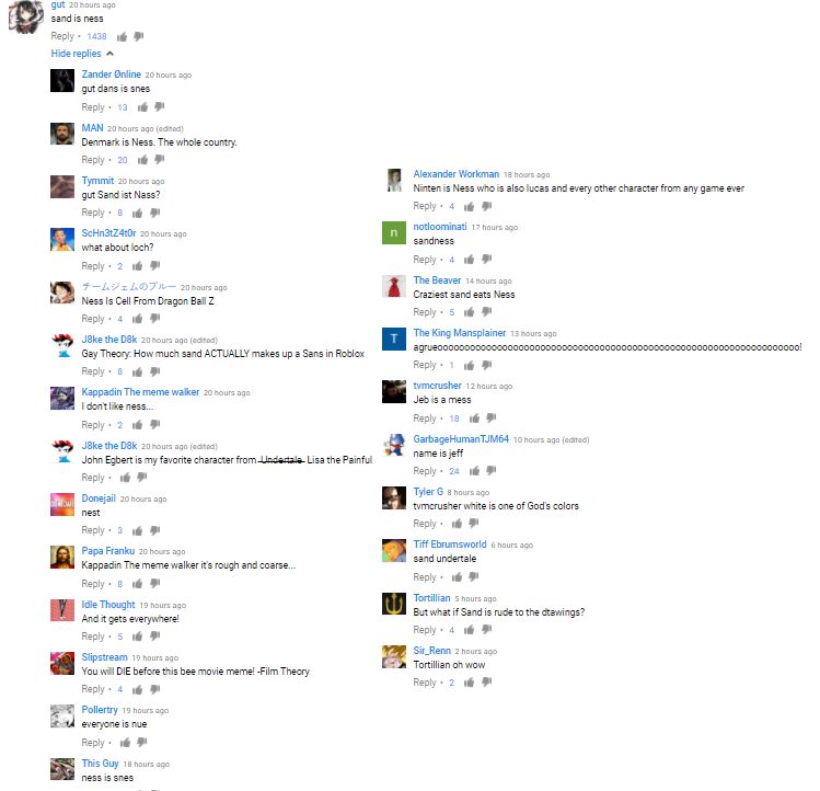 Sand is Ness | The Truth About Sans / Sans Is Ness | Know Your Meme
