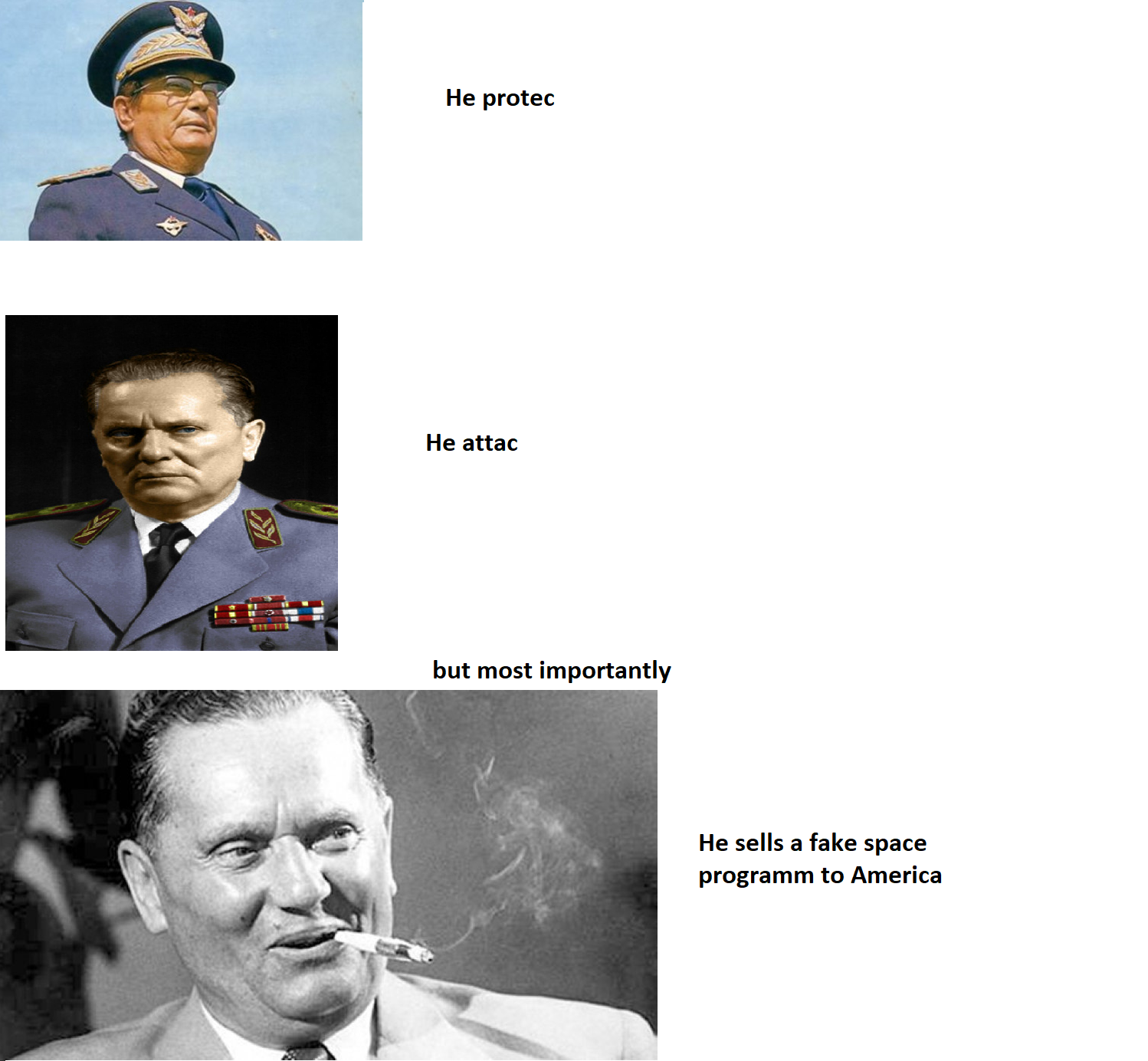 Josip Broz Tito | He Protec but He Also Attac | Know Your Meme