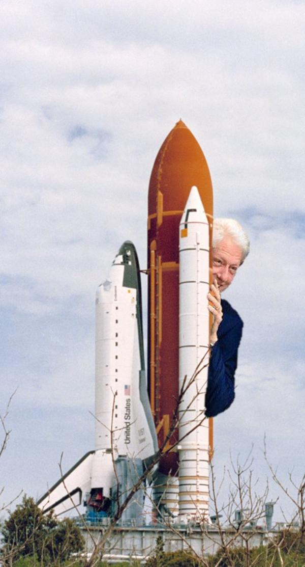 This Was Shared By NASA's History Office on Twitter | Bill Clinton ...