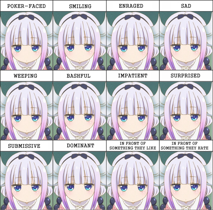 Kanna Kamui in a nutshell | Expression Memes | Know Your Meme