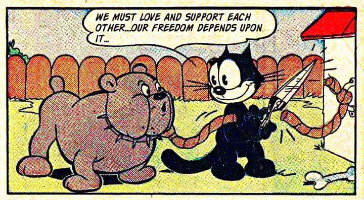 We must love and support each other... Our freedom depends on it ...