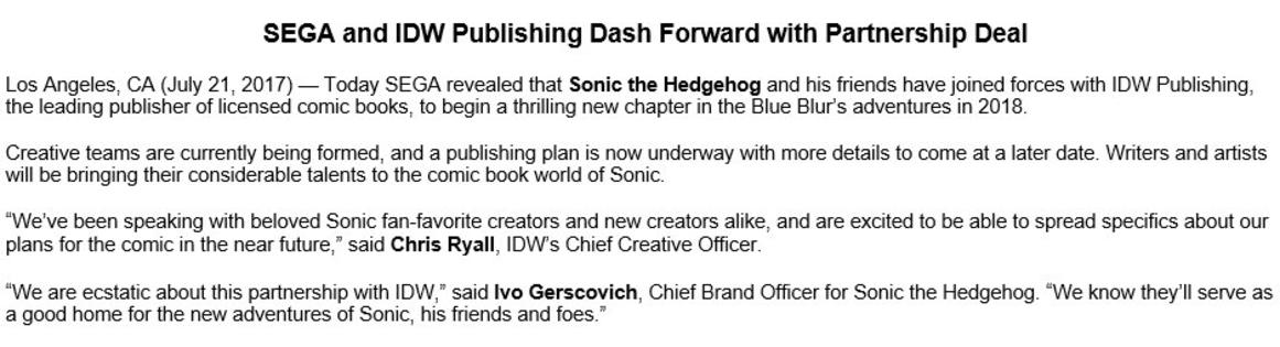 Goodbye Archie Comics, Hello IDW! | Archie Sonic Comics | Know Your Meme