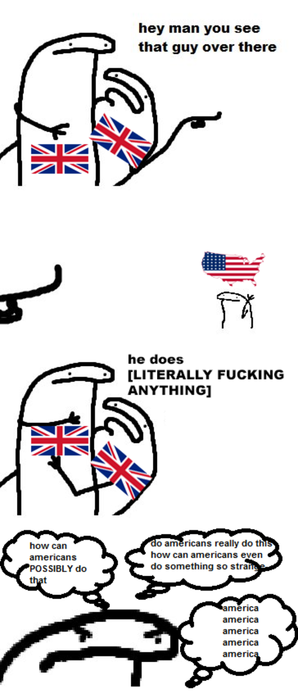 >Americans | Hey Man You See That Guy Over There | Know Your Meme