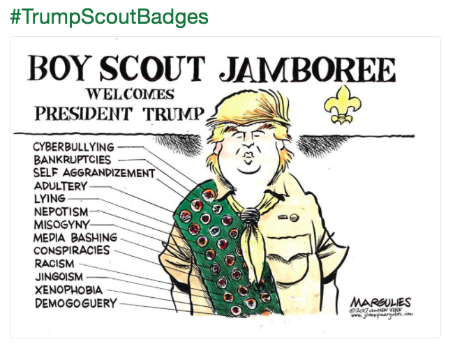 Trump Merit Badges | Trump Scout Badges | Know Your Meme