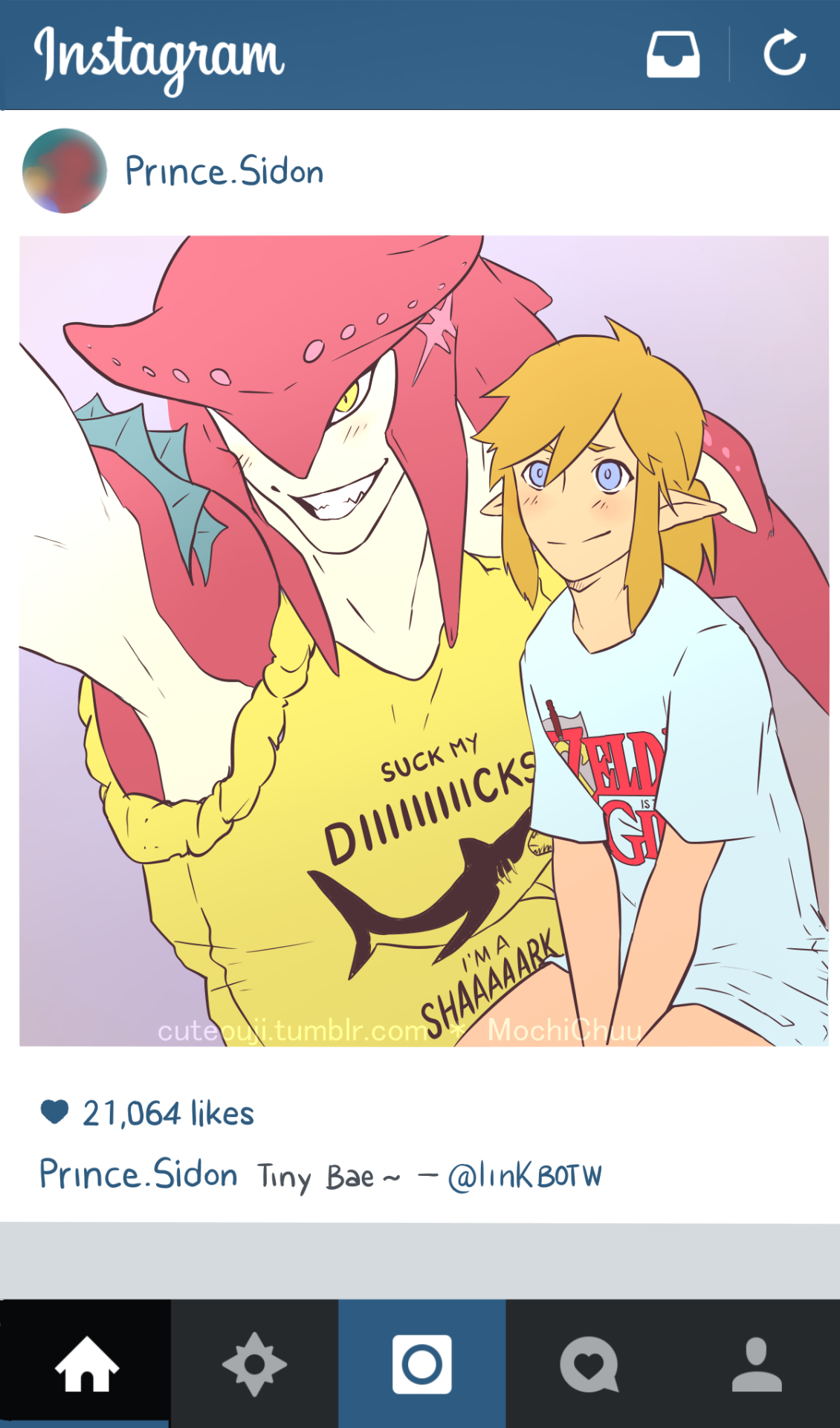 Sidon and his tiny bae | The Legend of Zelda: Breath of the Wild | Know ...