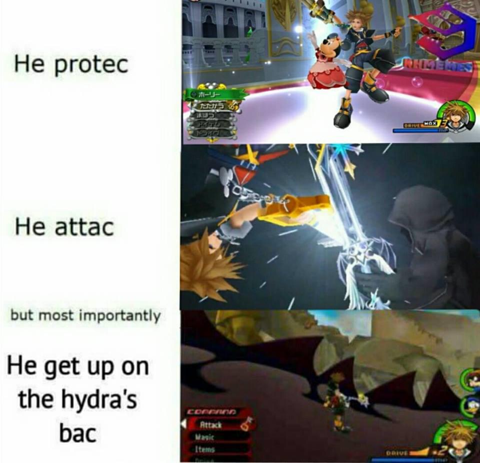 GET UP ON THE-!! you know... | He Protec but He Also Attac | Know Your Meme